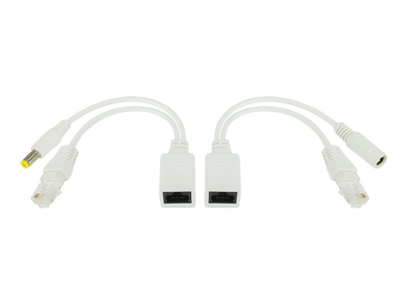 Adapter POE do zasilania kamery IP CCTV przez LAN, router, rejestrator ...